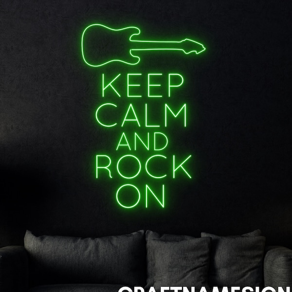 Keep Calm and Rock - Etsy