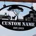 Outdoor Personalized Metal Farm Sign, Outdoor Welcome Metal Sign ...