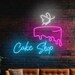 Cake Shop Neon Sign, Birthday Cake Shop Led Sign, Custom Neon Sign ...