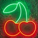 Sweet Cherry Led Sign, Sweet Cherry Neon Sign, Custom Neon Sign, Cherry ...