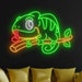 Chameleon Neon Sign, Chameleon Neon Sign, Custom Neon Sign, Gift for ...