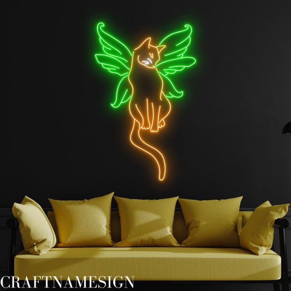 Cat Fairy Art - Etsy