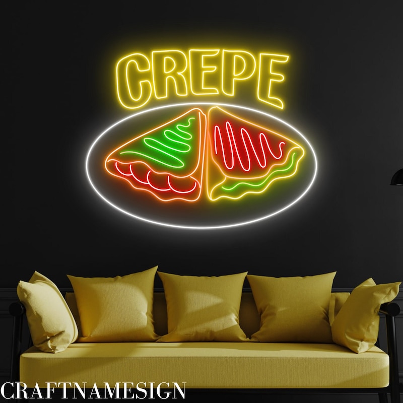 Crepe Neon Light - Etsy