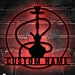 Custom Shisha Hookah Metal Wall Art LED Light personalized - Etsy