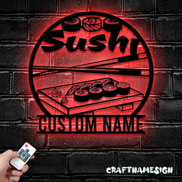 Sushi Neon Sign - Etsy