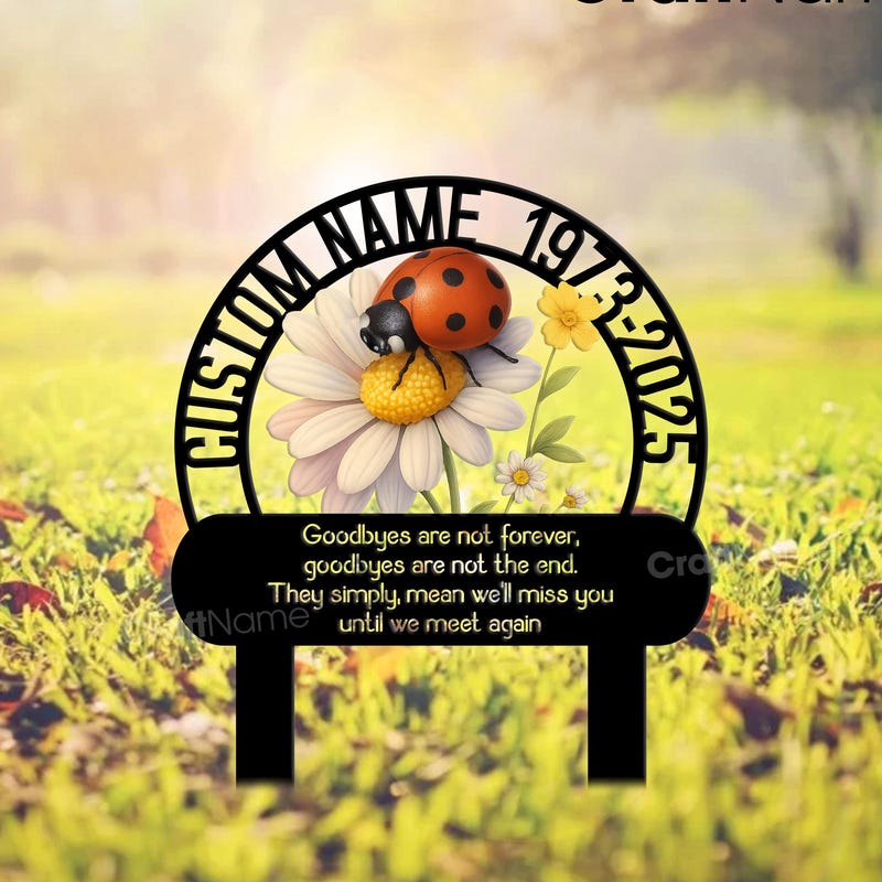 Ladybug Memorial - Etsy