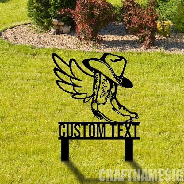 Cowboy Memorial Plaque - Etsy