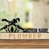 Custom Wooden Electrical Engineer Desk Name Plate, Electrical Worker ...