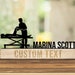 Custom Wooden Excavator Driver Desk Name Plate, Excavator Metal ...