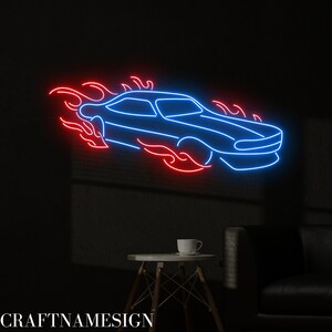 Mustang Car Neon Sign, Mustang Car Led Sign, Custom Neon Sign, Car ...
