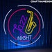 Jazz Night Neon Sign, Saxophone Led Sign, Custom Neon Sign, Jazz Band ...