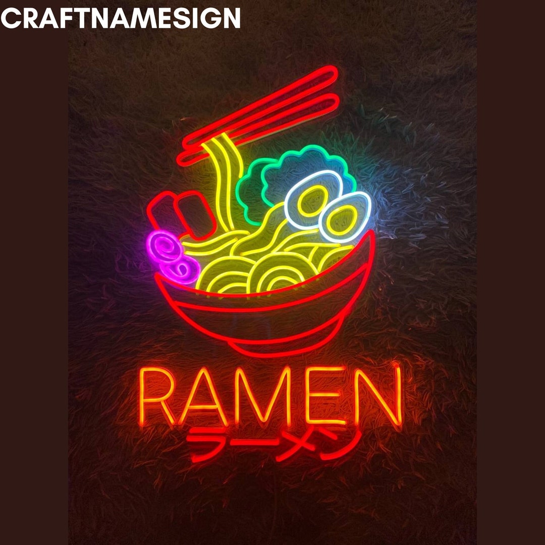 Japan Ramen Open Neon Sign, Japanese Ramen Led Sign, Custom Neon Sign ...