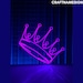 Crown Neon Sign, King Crown Led Sign, Custom Neon Sign, Royal Crown Led ...