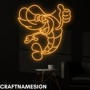 Cool Shrimp Neon Sign, Cool Shrimp Led Sign, Custom Neon Sign, Seafood ...