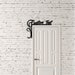 Custom Text Door Corner Metal Wall Art, Custom Text Door Topper, Custom ...