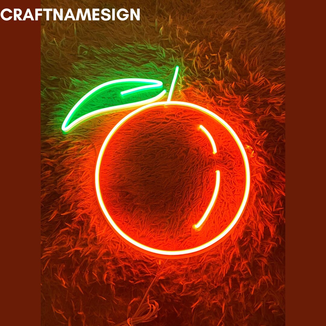 Sweet Orange Led Sign, Sweet Orange Neon Sign, Custom Neon Sign ...