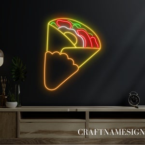 French Crepe Cake Neon Sign, Crepe Cake Led Sign, Custom Neon Sign ...