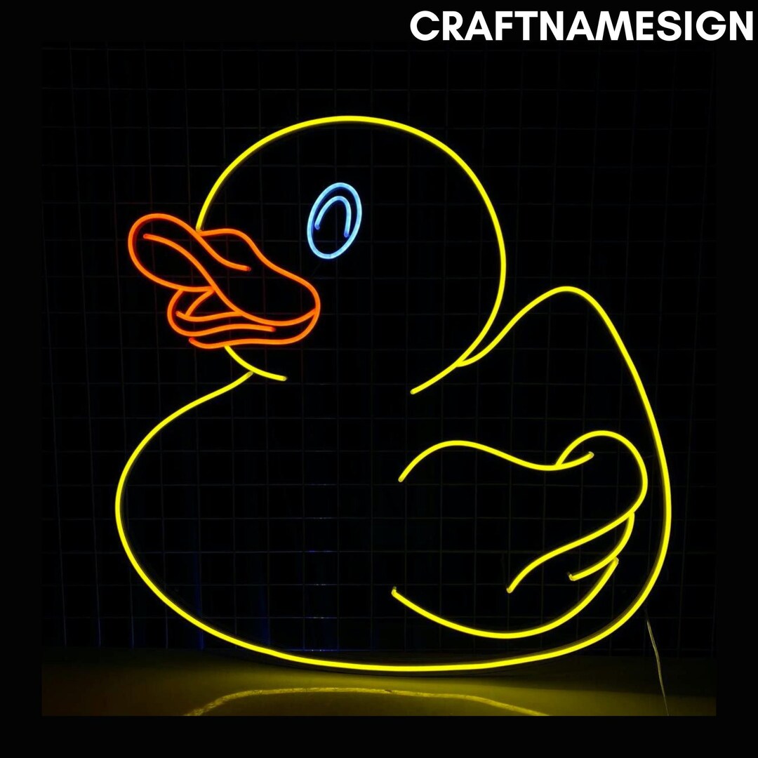 Baby Duck Neon Sign, Baby Duck Led Sign, Custom Neon Sign, Gifts for ...