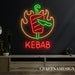 Doner Kebab Neon Sign, Doner Kebab Led Sign, Custom Neon Sign, Kebab ...
