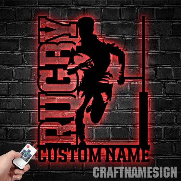 Custom Rugby Metal Sign - Etsy UK