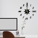 Number With Words Big Size 3D Infinity Wall Clock, Wall Clock Unique ...