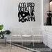 Donut Shop Metal Wall Art With LED Lights, All You Need is Love and ...
