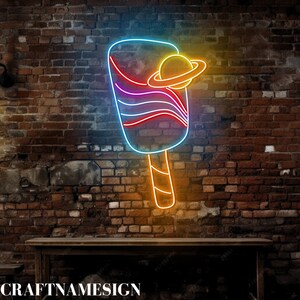 Universe Pickleball Neon Sign, Pickleball Planet Led Sign, Custom Neon ...