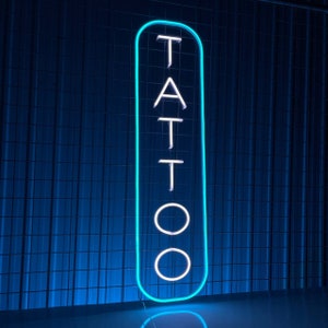 Tattoo Neon Sign, Tattoo Led Sign, Tattoo Studio Sign, Led Neon Lights ...