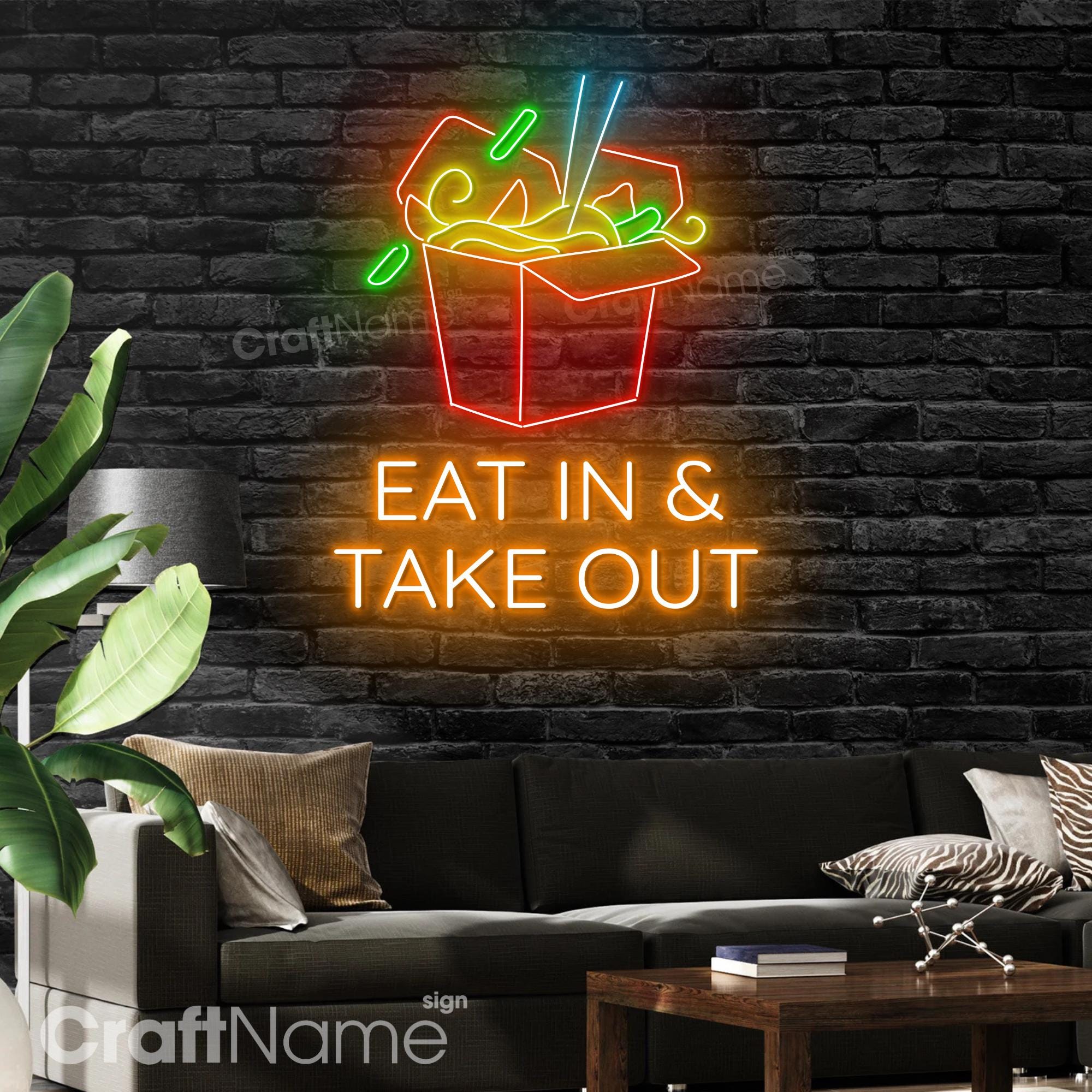 Chinese Food LED Neon Sign, Chinese Noodle Cuisine Wall Light, Chinese ...