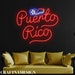 Puerto Rico Neon Sign, US Puerto Rico Led Sign, Custom Neon Sign ...
