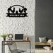 Personalized Outdoor Chicken Farm Metal Sign, Metal Name Sign Outdoor ...