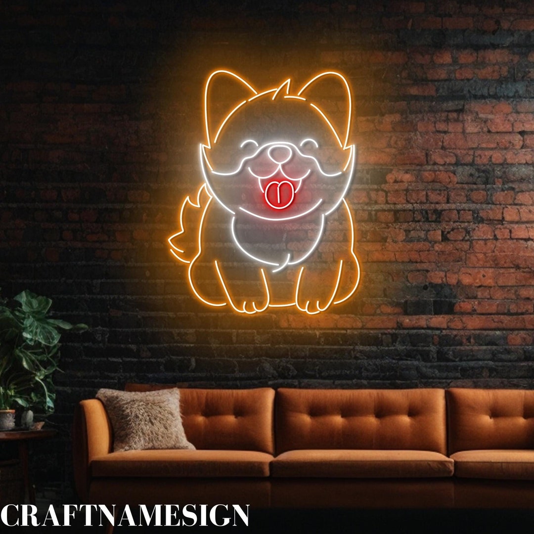 Chow Chow Dog Neon Sign, Chow Chow Dog Led Sign, Custom Neon Sign, Chow ...
