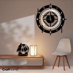 Custom Soccer Metal Table Clock, Personalized Silent Tabletop Clock ...