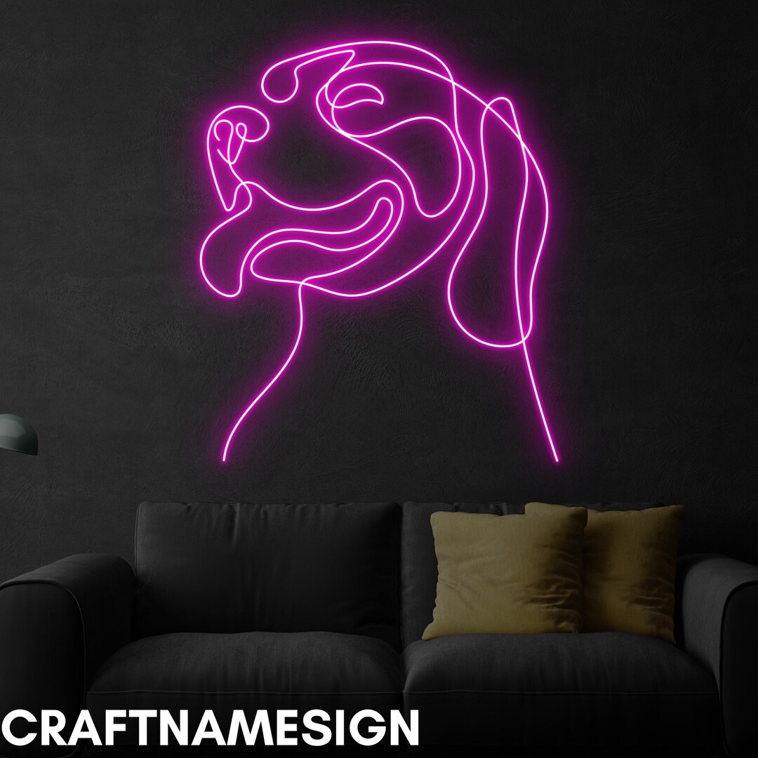 Labrador Retriever Neon Sign, Labrador Dog Led Sign, Custom Neon Sign ...