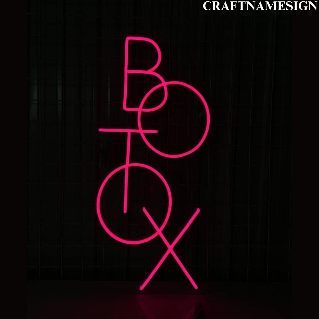 Botox Neon Sign, Beauty Spa Botox Injection Led Sign, Custom Neon Sign ...