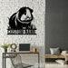 Personalized Guinea Pig Metal Wall Art LED Light, Custom Guinea Pig ...