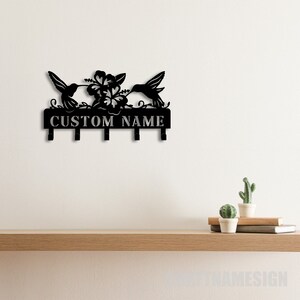 Custom Hummingbird Metal Key Holder, Hummingbird Decorative Key Holder ...