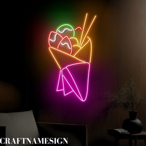 Crepe Neon Sign, Crepe Cake Led Sign, Custom Neon Led Lights, Cake ...