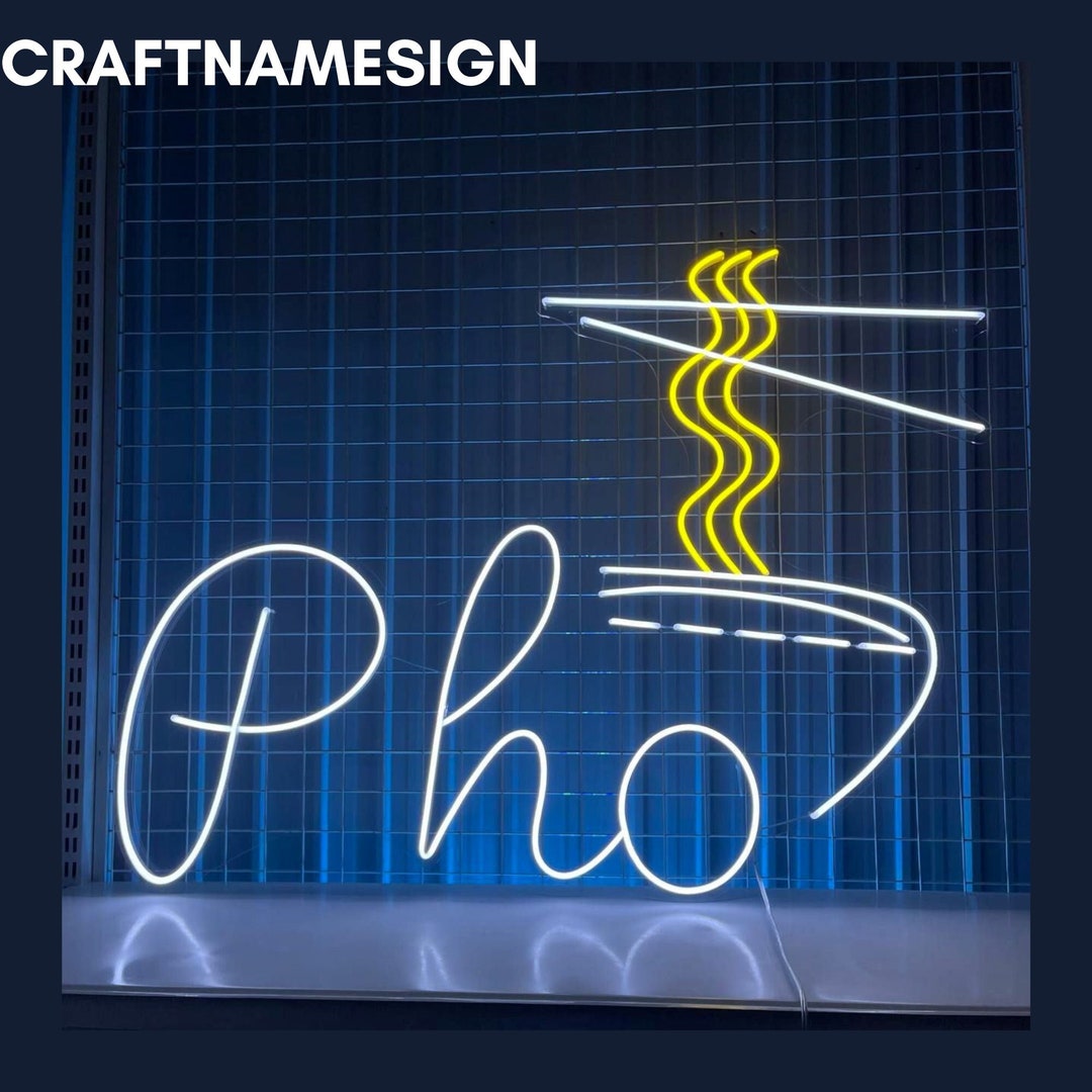 Traditional Pho Led Sign, Pho Neon Sign, Custom Neon Sign, Vietnamese ...