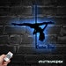 Custom Pole Dance Metal Wall Art LED Lights Personalized Girl - Etsy