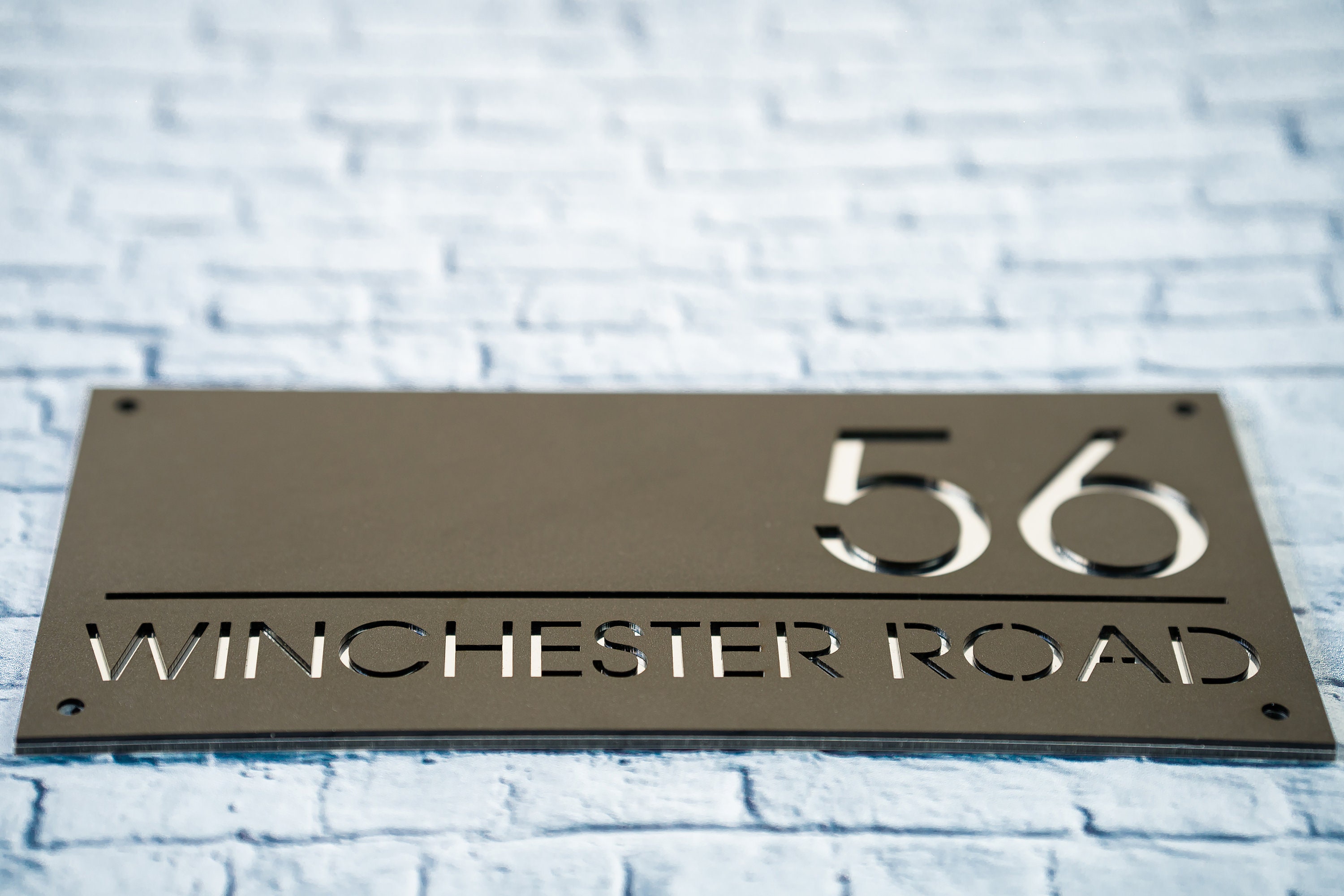 Custom House Number Sign, Number Box, Personalized Address Plaque ...
