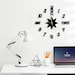 Number With Words Big Size 3D Infinity Wall Clock, Wall Clock Unique ...