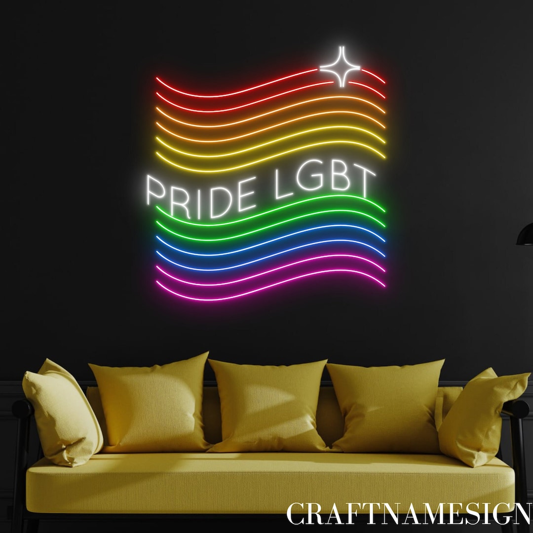 Pride LGBT Neon Sign, Pride Flag Led Sign, Custom Neon Sign, LGBT ...