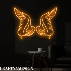 Chicken Wings Neon Sign, Fried Chicken Wings Led Sign, Custom Neon Led ...
