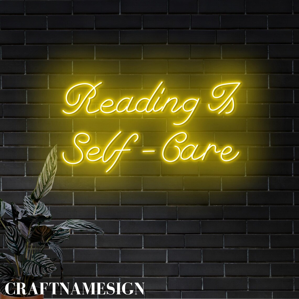 Reading is Self-care Neon Sign, Read Book Led Sign, Custom Neon Sign ...