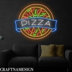 Pizza Store Neon Sign, Pizzeria Led Sign, Custom Neon Sign, Italian ...