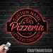 Custom Pizzeria Sign, Pizza Sign, Shop Sign, Kitchen Decor ...
