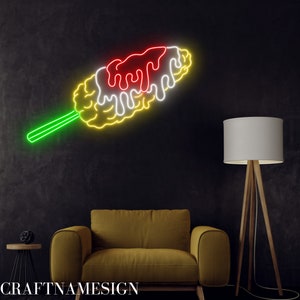 Elote Neon Sign, Elote Led Sign, Custom Neon Sign, Fast Food Restaurant ...