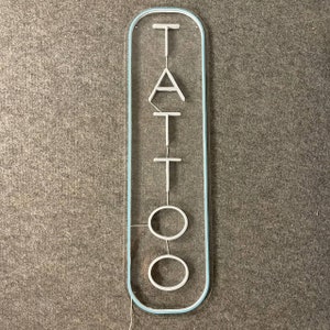 Tattoo Neon Sign, Tattoo Led Sign, Tattoo Studio Sign, Led Neon Lights ...