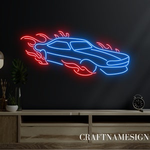 Mustang Car Neon Sign, Mustang Car Led Sign, Custom Neon Sign, Car ...